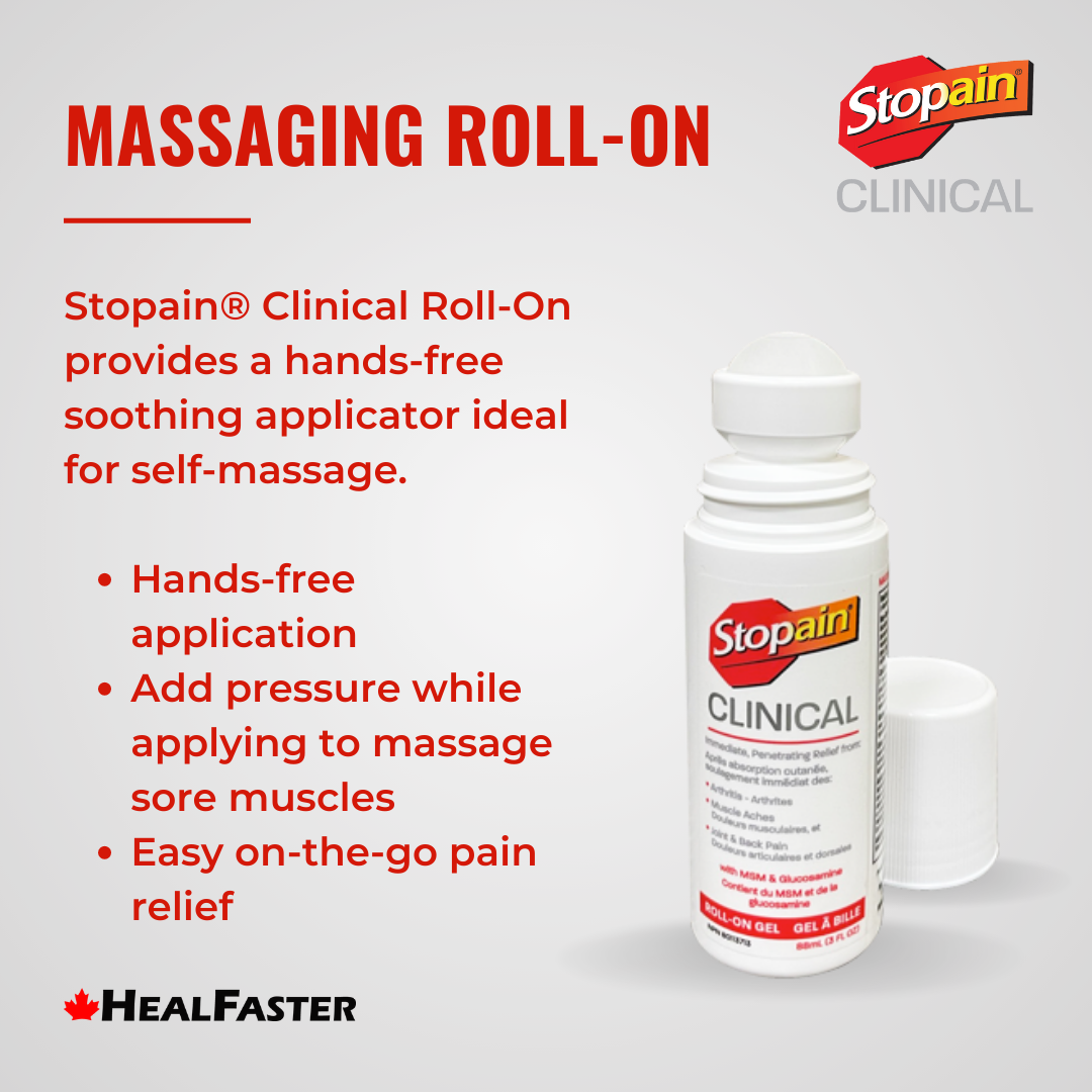 Stopain® Clinical Massaging Roll-On – PLAY Slo-Pitch Shop